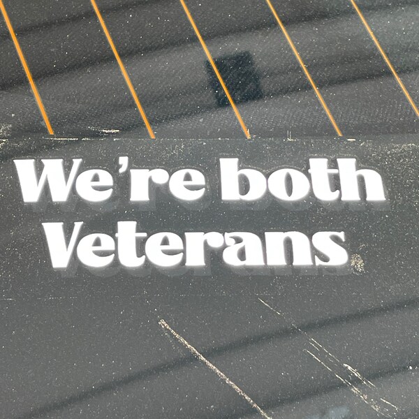 Veterans Wife Decal Sticker - Etsy