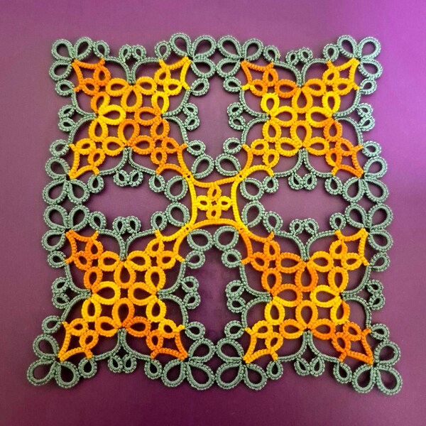 Magic Primrose Graphic Pattern, for Tatting Work, Tatting Pattern Magic ...