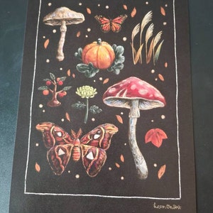 A4, A5 // Fall Autumn of New Horizons // Illustration, Drawing, Art ...