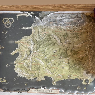 A New Wheel of Time Map - Etsy