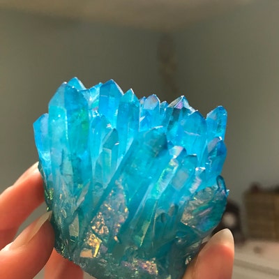 Blue Angel Aura Crystal Clusterangel Aura Quartz - Etsy