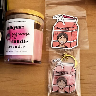 Volleyball Anime Milk Stickers - Etsy