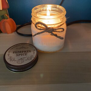 Fall Candle / Pure Soy / Autumn Candle / Fall Decor / - Etsy