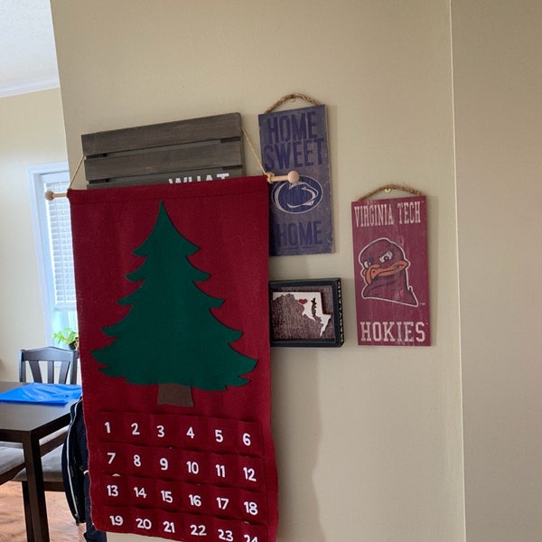 Christmas Tree Advent Calendar Pattern: 29 Felt Ornaments (digital ...