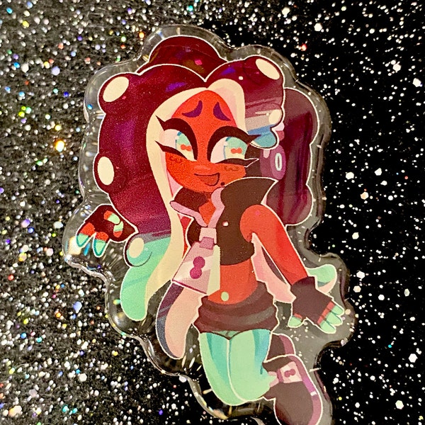 Splatoon Agent Acrilyc Pins - Etsy