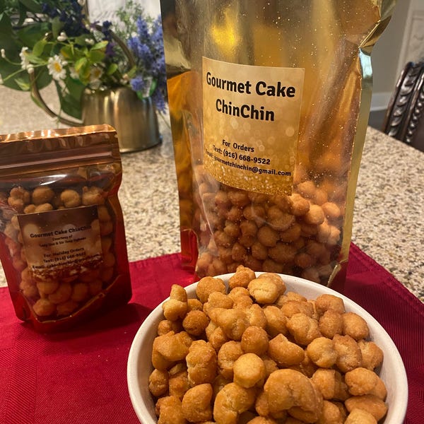 Chin Chin 1lb Jumbo Nigerian Snack Shortbread Cookies Homemade Snacks ...