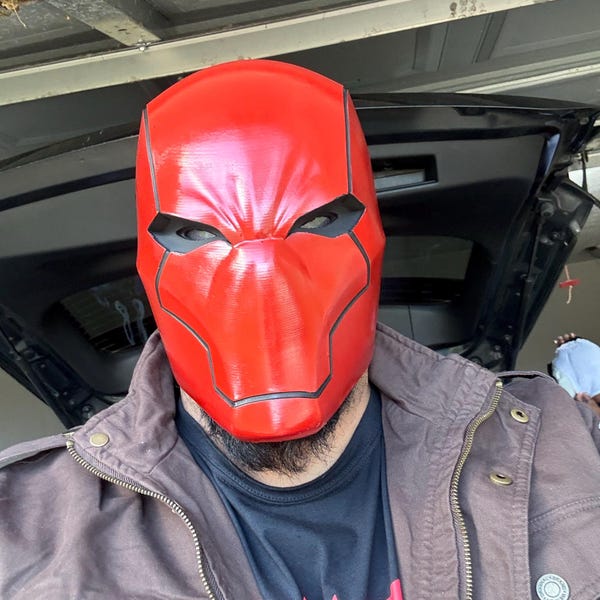 Redhood Mask V2 - Etsy