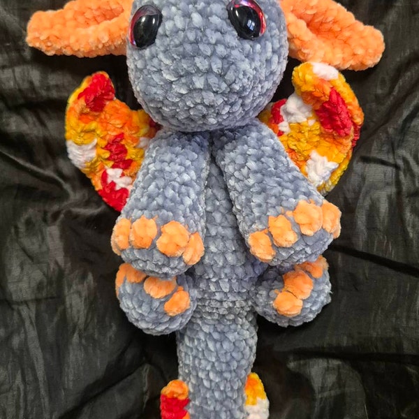 Cato the Dragon Snuggler/lovey Amigurumi Crochet Pattern - Etsy