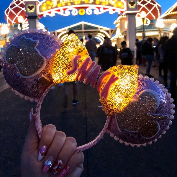 Mickey Snack Mouse Ears - Etsy