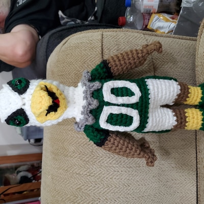 Philadelphia Phillies Phanatic Inspired Learn How to Crochet Amigurumi ...