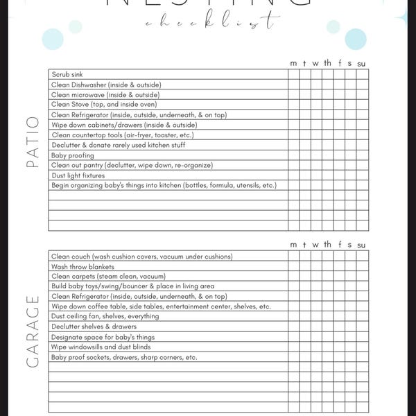 Birth Plan Checklist, New Mom Checklists, Birth Plan Printable ...