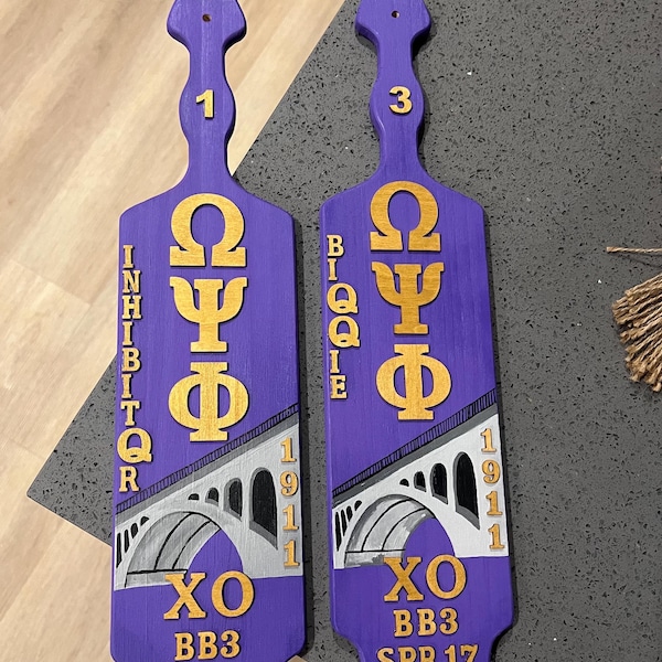 24" Custom Sorority/fraternity Paddle - Etsy