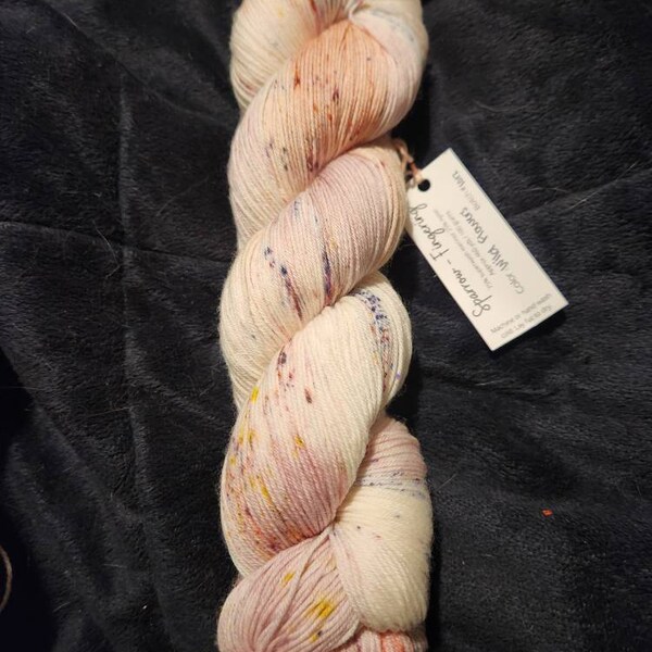 Wren Field of Flowers, Hand Dyed Yarn, Worsted Weight, Superwash Merino ...