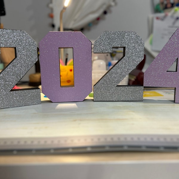 3D Numbers SVG Templates: Cardstock Letters for Cricut, Silhouette (PDF ...