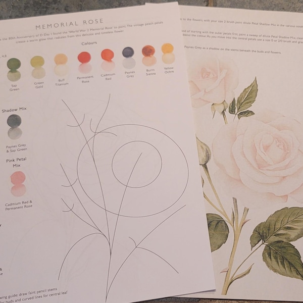 Watercolour Flower Painting Brush Set | Blooms Paintbrush Bundle | Pro ...