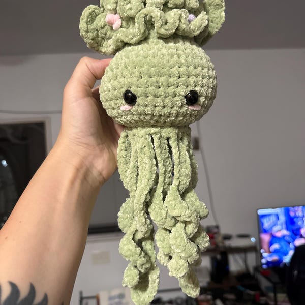 Christmas Squid CROCHET PATTERN, Christmas Tree Amigurumi Octopus ...