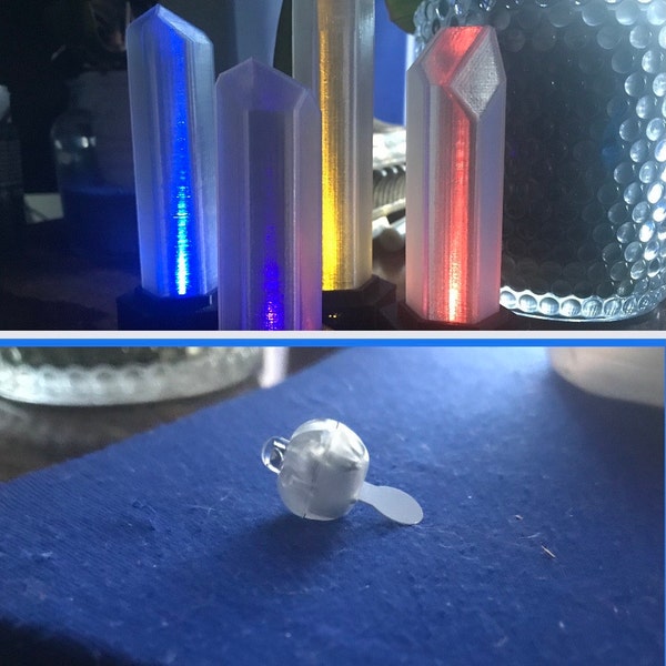 Stargate SG-1 Inspired Light up Crystal: 3D Printed Fandom Decor - Etsy