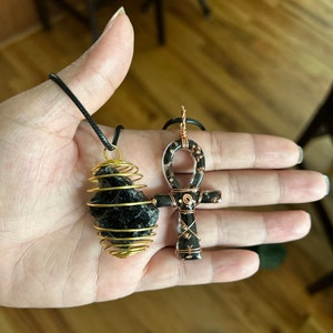 Black Obsidian Ankh/protection - Etsy