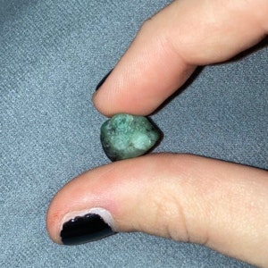 Raw Emerald Stone xsmall Genuine Emerald Crystal Natural Emerald Mini ...