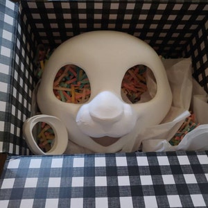 Kemono Kitty Fursuit Head Base 3D Printed Fursuit Mask, Furry Animal ...