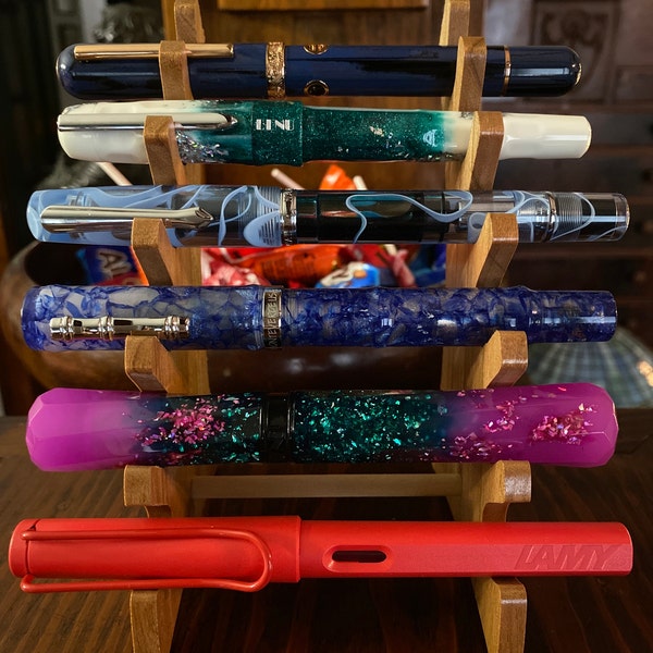 6 Pen, Multi-pen Holder Arc - Etsy