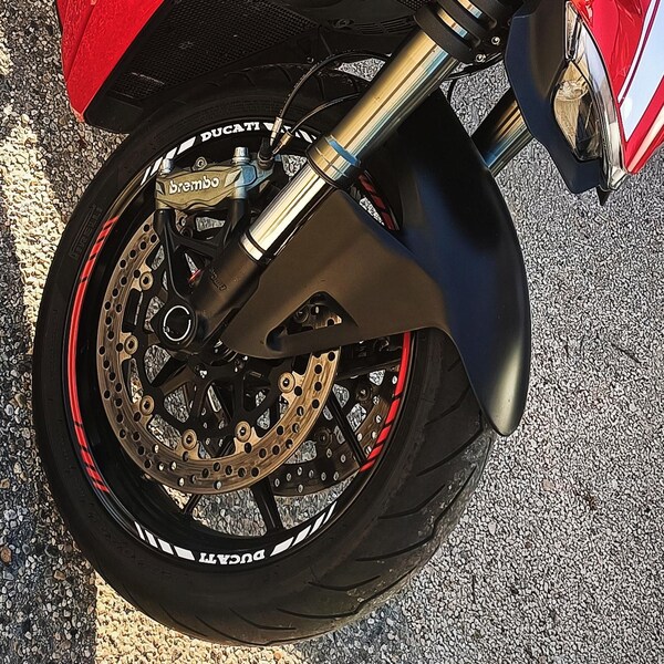 BMW S1000RR Wheel Decals Set S1KRR Sticker Rim Set S 1000RR Fluorescent ...