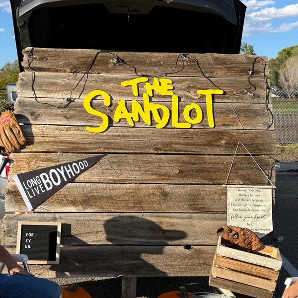 The Sandlot Wood Sign - Baseball Party Backdrop Sign - the Sandlot ...