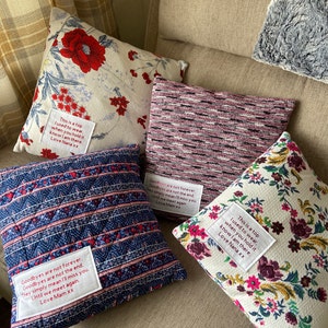 Keepsake Memory Cushionpersonalized Memory Pillowremembrance - Etsy UK