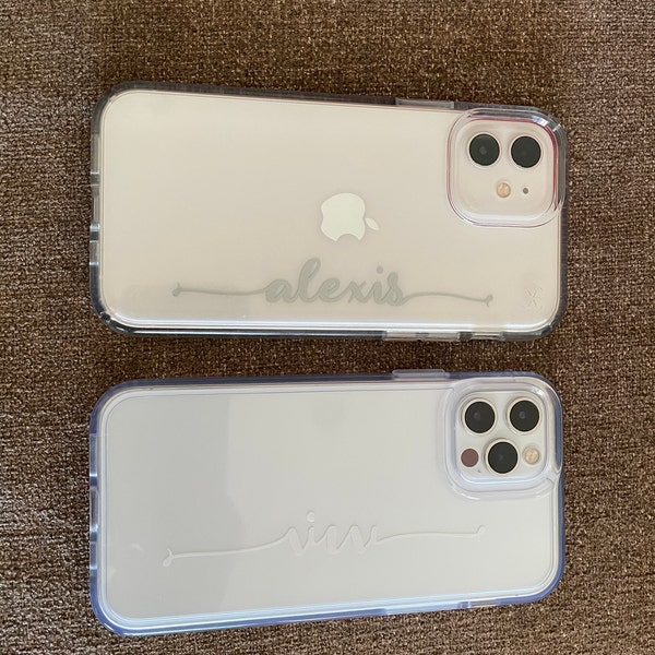 Personalized Name Decal: Custom Vinyl Sticker for Phone, Car - Etsy