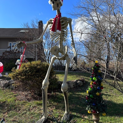 12 Ft Skeleton and Inferno Scarf only hat & Skeleton Not Included - Etsy