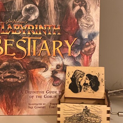 Labyrinth Music Box Hand-cranked Music Box Fantasy Music Box Mini ...