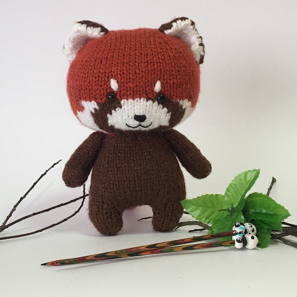 Knitting Pattern: Ichigo & Ringo, Red Panda and Fox. - Etsy