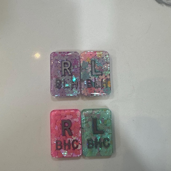 X-ray Markers Set of 2 Cute X Ray Markers Glitter Xray Markers Rad Tech ...