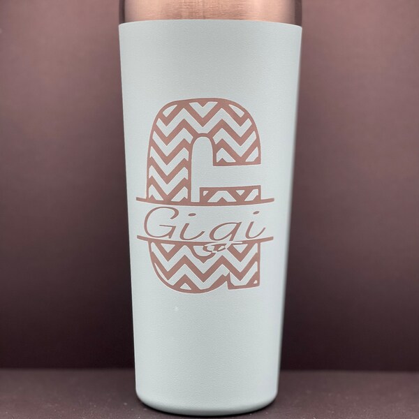 Monogram Svg, Chevron Pattern Split Monogram Letters Svg Png Dxf Files ...