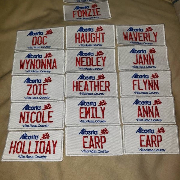 Personalized Alberta License Plate Patch - Etsy
