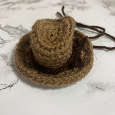 Mini Cowboy Hat PDF Crochet Pattern INSTANT DOWNLOAD - Etsy