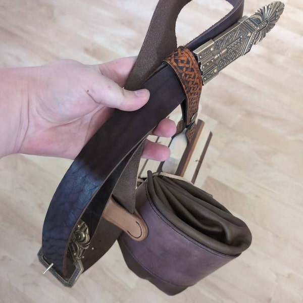 Dwarf Leather Belt - Etsy