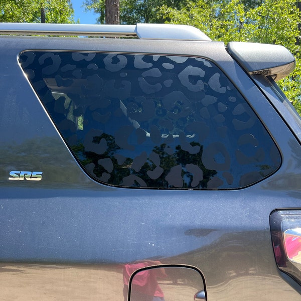 Fits 2010-2024 Toyota 4RUNNER Rear Side Window Leopard Cheetah Print ...
