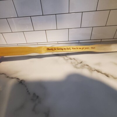 Personalized Back Scratcher Engrave, Personalize, Customize Help Your ...