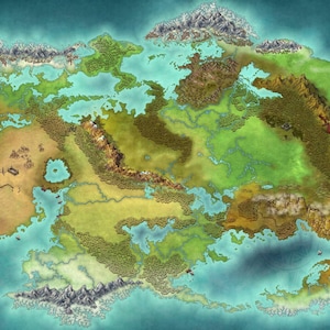 Custom Fantasy Map Commission for Writers, D&D, Dms, and More - Etsy