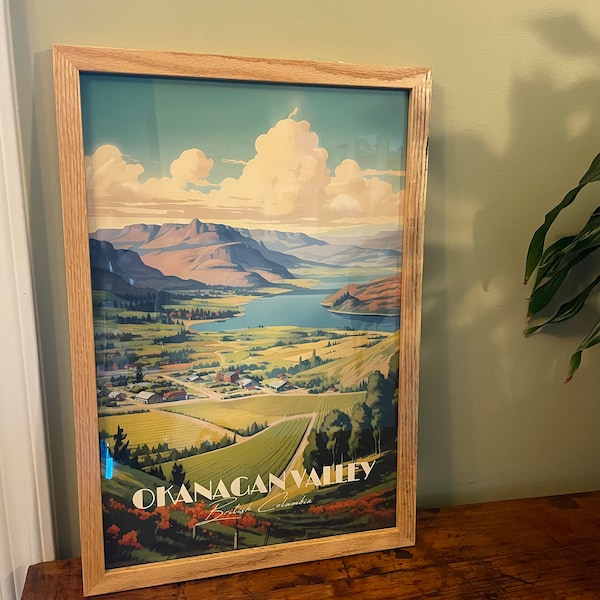 Poster Napier Print Hawke's Bay New Zealand Travel Poster Scenic ...
