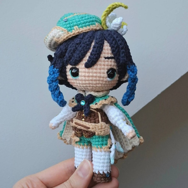 Crochet PDF Pattern: kokomi Chibi Amigurumi - Etsy