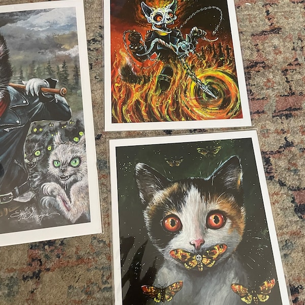 Giclée Prints & CANVASES "the Sistine Kittens", Sistine Madonna, Cat ...