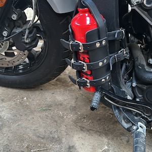 Leather Blanket Roll Camping Gear Motorcycle Rider Cover Holder for ...