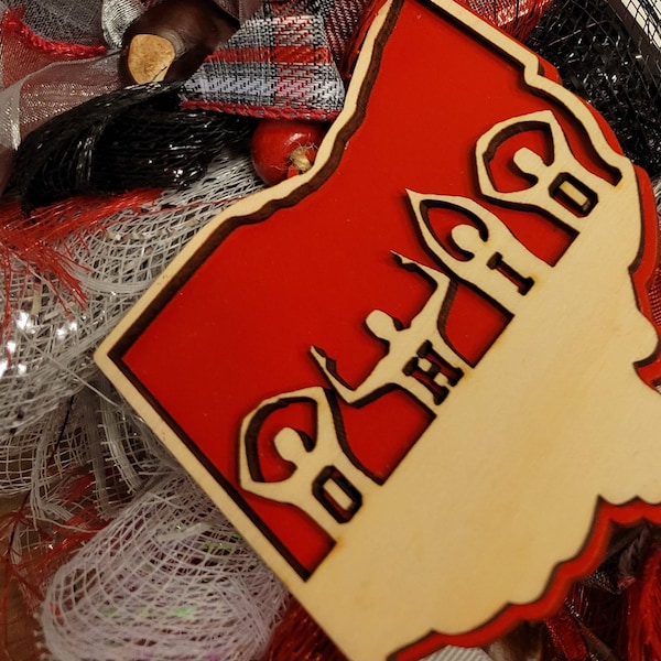 Ohio State University Layered Block O Ohio Script - Etsy