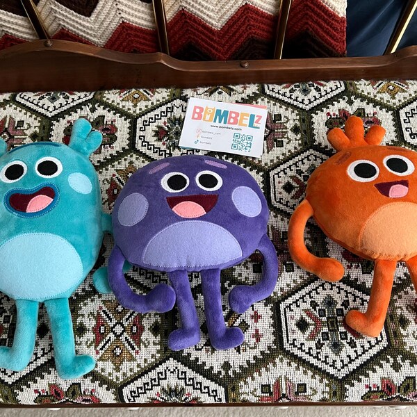 Abby Hatcher Bozzly Plush Toy, Bozzly Stuffed Animal, Bozzly Custom ...