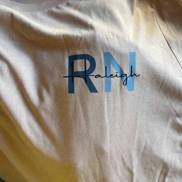 Registered Nurse Shirts Pocket, RN Shirts, Heart RN Tshirt, Nursing ...