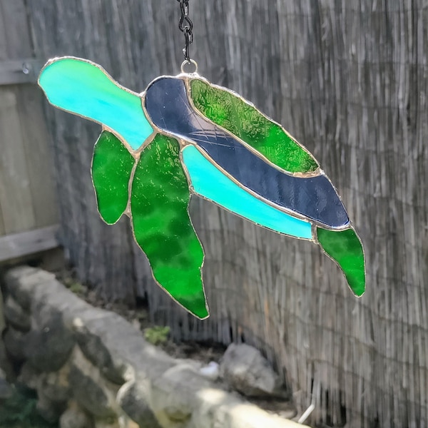 Mini Sea Turtle Stained Glass Pattern: Beginner DIY (digital Download ...
