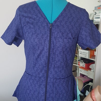 NURSE SCRUBS Lab Coat / PDF Sewing Pattern for Women: Xs to Xxl ...