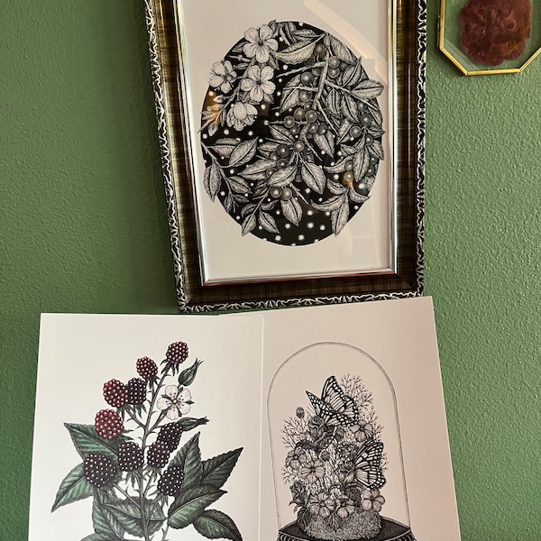 Victorian Language of Flowers Colour A3 Print - A to Z Flowers - Flower ...